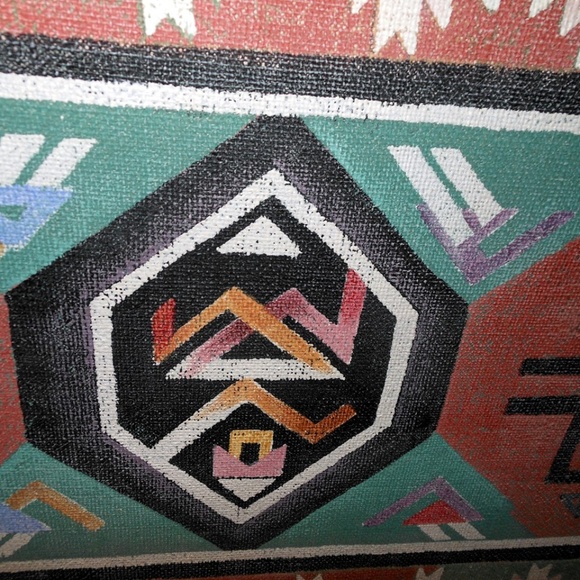 R. Atkins | Accents | R Atkins Original Oil Native South Western Text ...